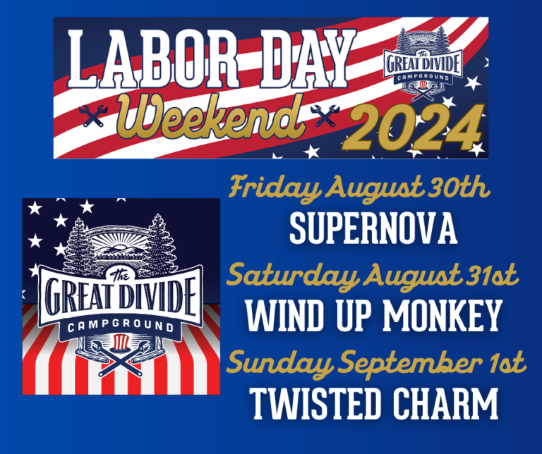 Events from August 2 – October 11 – The Great Divide